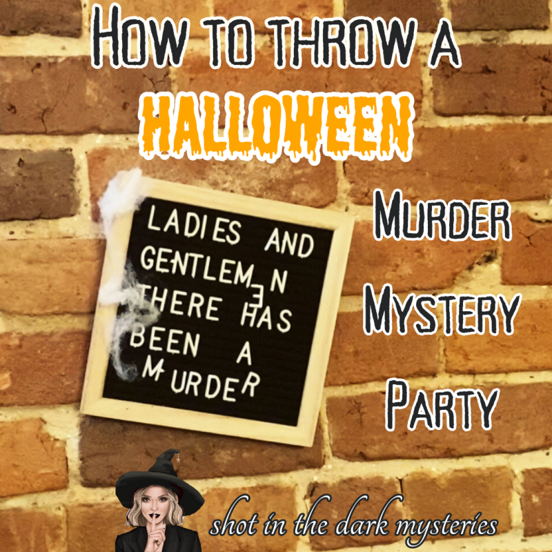 How to Throw a Halloween Murder Mystery Party Game!
