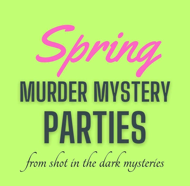 Murder Mystery Party Game Kits with a Spring & Easter feel!