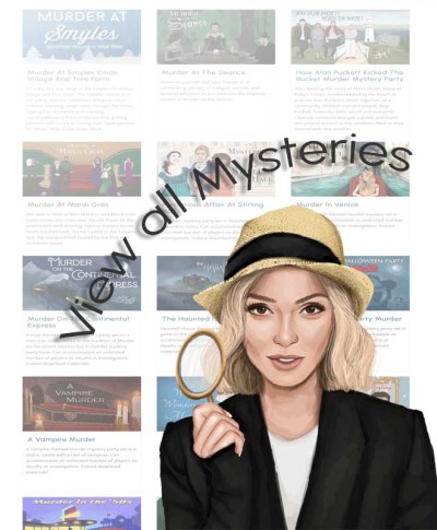 Murder Mystery Party Game Costume Ideas